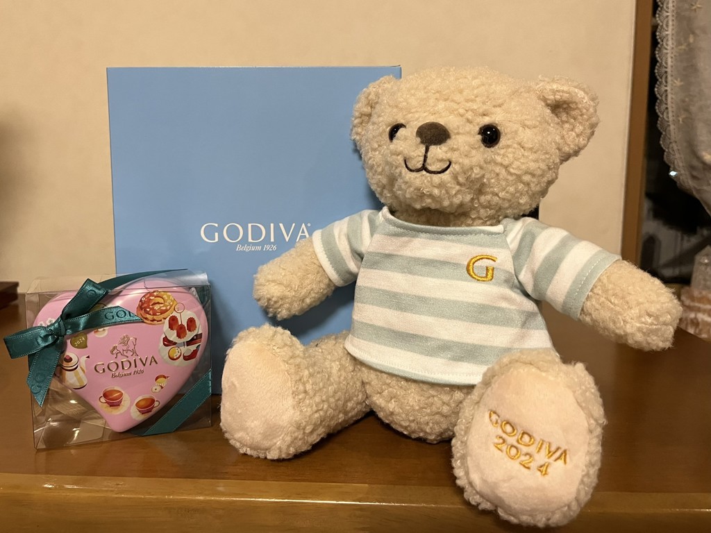 【オンラインショップ限定】ゴディバ アフタヌーン スイーツ ベア＆G キューブ アソートメント（5粒入）のレビュー - GODIVA（ゴディバ）