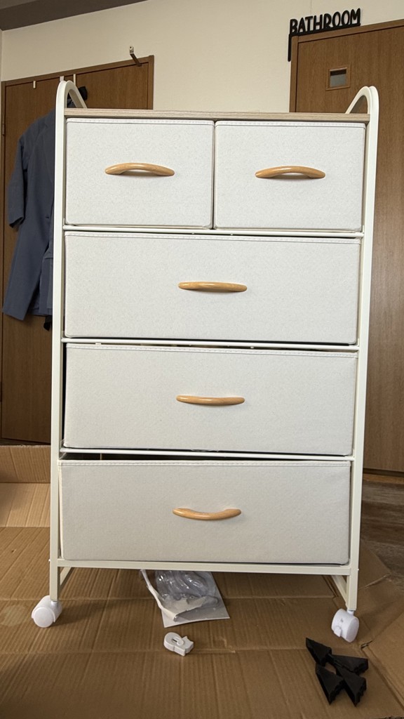 チェスト キャスター付き 4段 (幅58 奥行29 高さ104cm) YZFC-6010 山善 YAMAZENのレビュー - 山善ビズコム